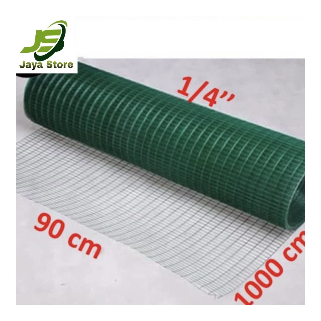 Jual KAWAT LOKET HIJAU / KAWAT LOKET PVC 1/4”x90cmx10mtr | Shopee Indonesia