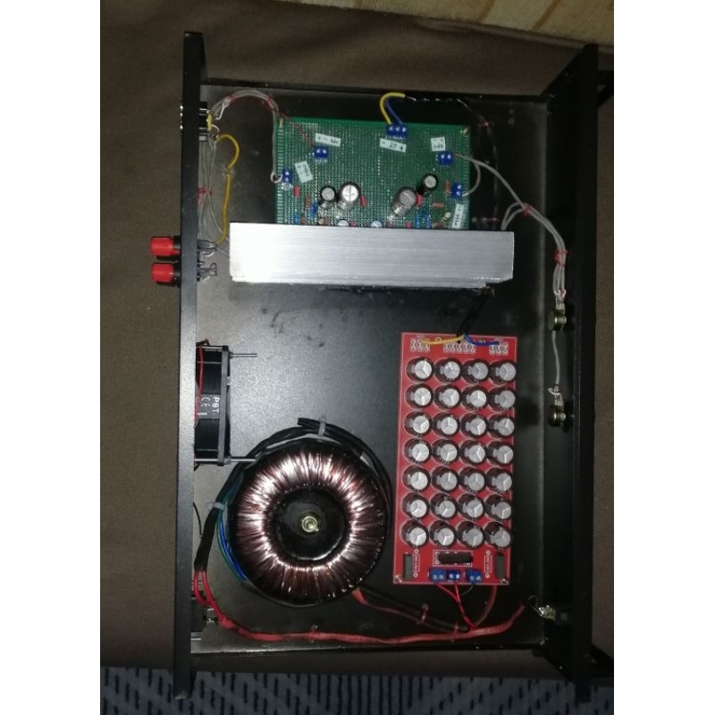 Jual Power Amplifier Audiophile Gainclone LM1875 DIY Rubycon Black gate | Shopee Indonesia