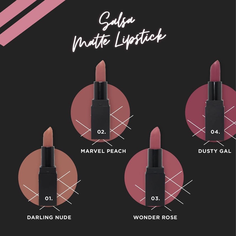 Jual SALSA Matte Lipstick | Shopee Indonesia