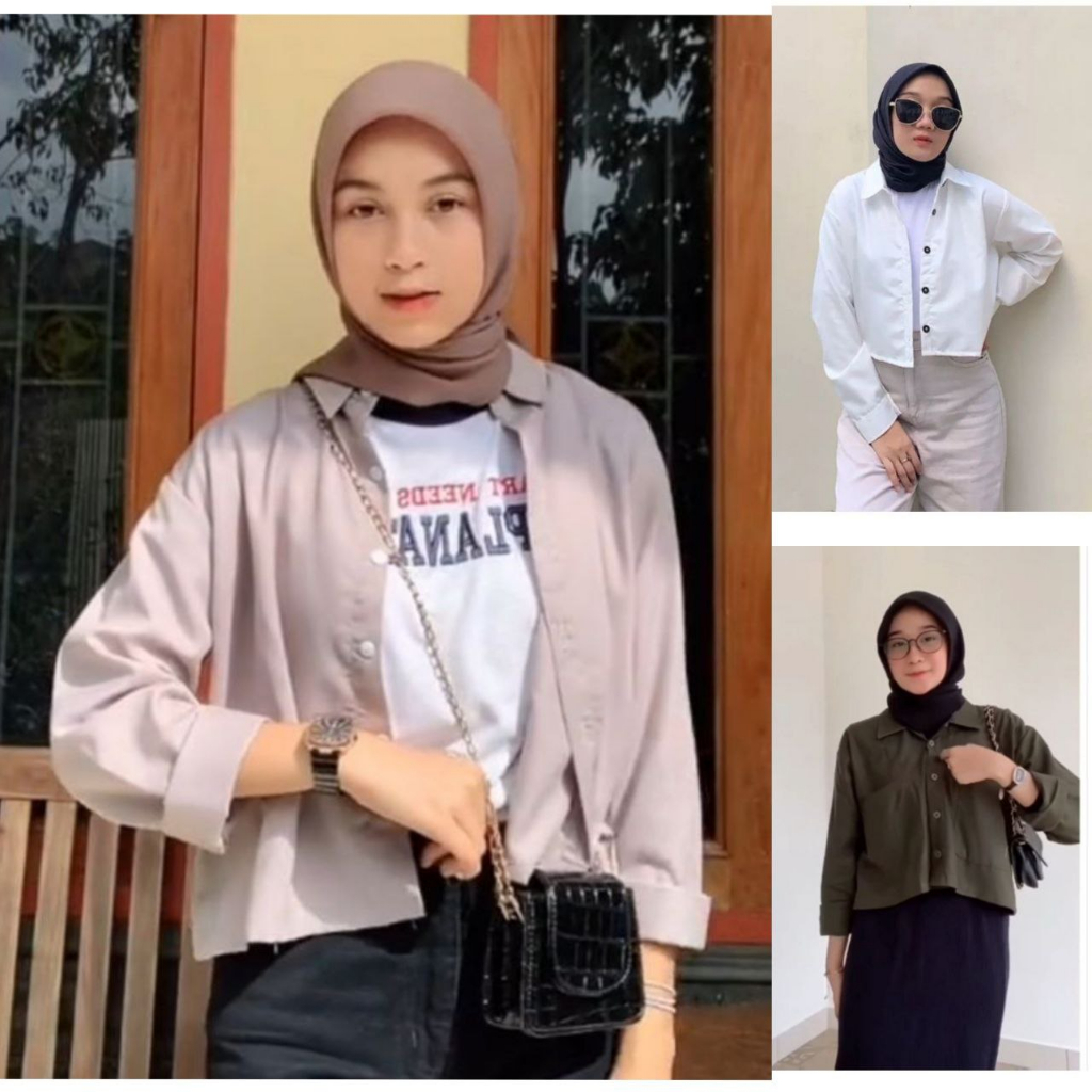 Jual Premium Kemeja Wanita Oversize Linen / Olivia Shirt Kemeja Polos | Shopee Indonesia