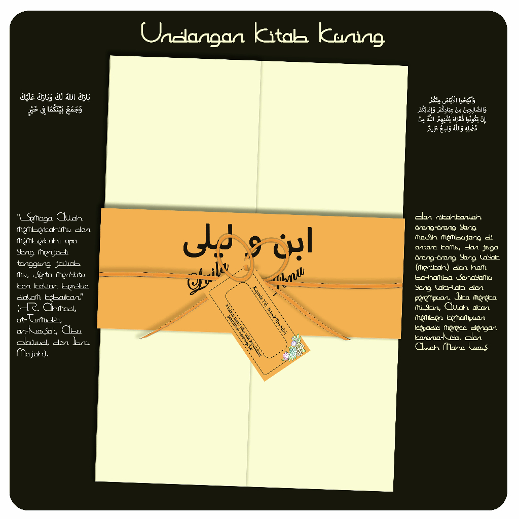Jual Undangan Pernikahan Murah Model Kitab Kuning Rustic SC10 ...