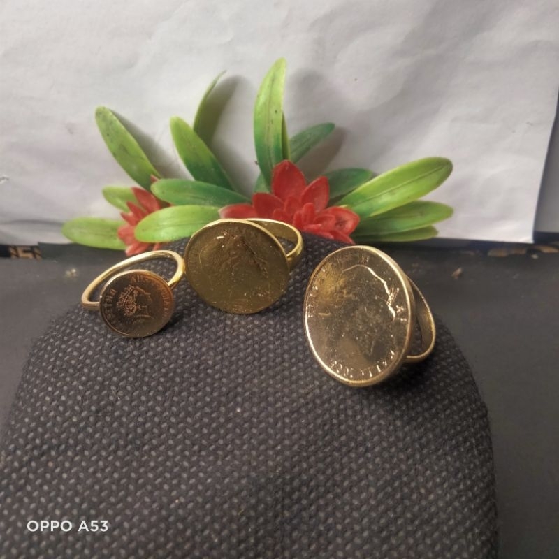Jual CinCin koin dolar mirip emas kuno asli(Jinar) | Shopee Indonesia