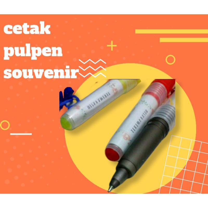 Jual grosir - Cetak Insert Paper Logo / Label di Pulpen Boss Tali untuk ...
