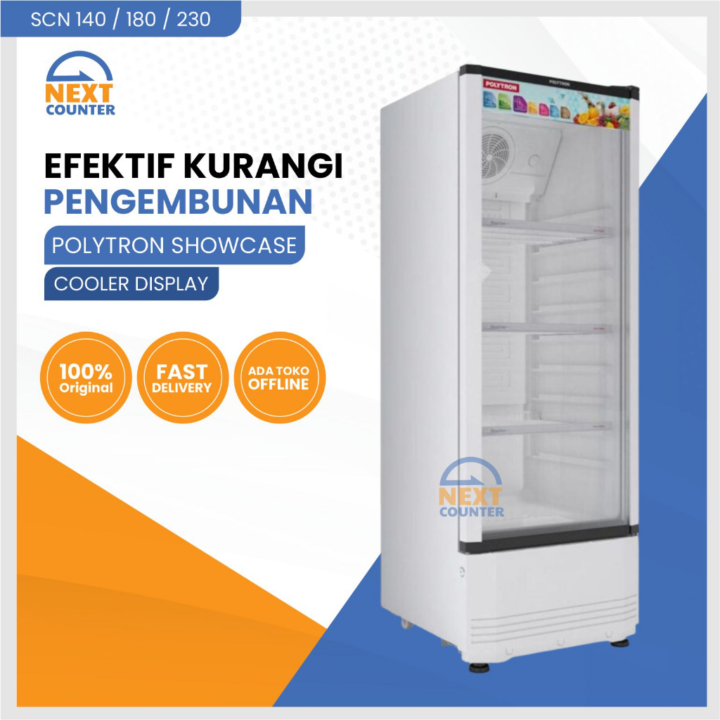 Jual POLYTRON SHOWCASE PENDINGIN SCN 140 / 180 / 230 | Shopee Indonesia