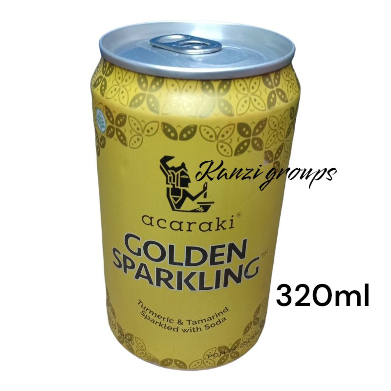 Jual acaraki golden sparkling 320ml | minuman kunyit asam | Shopee ...