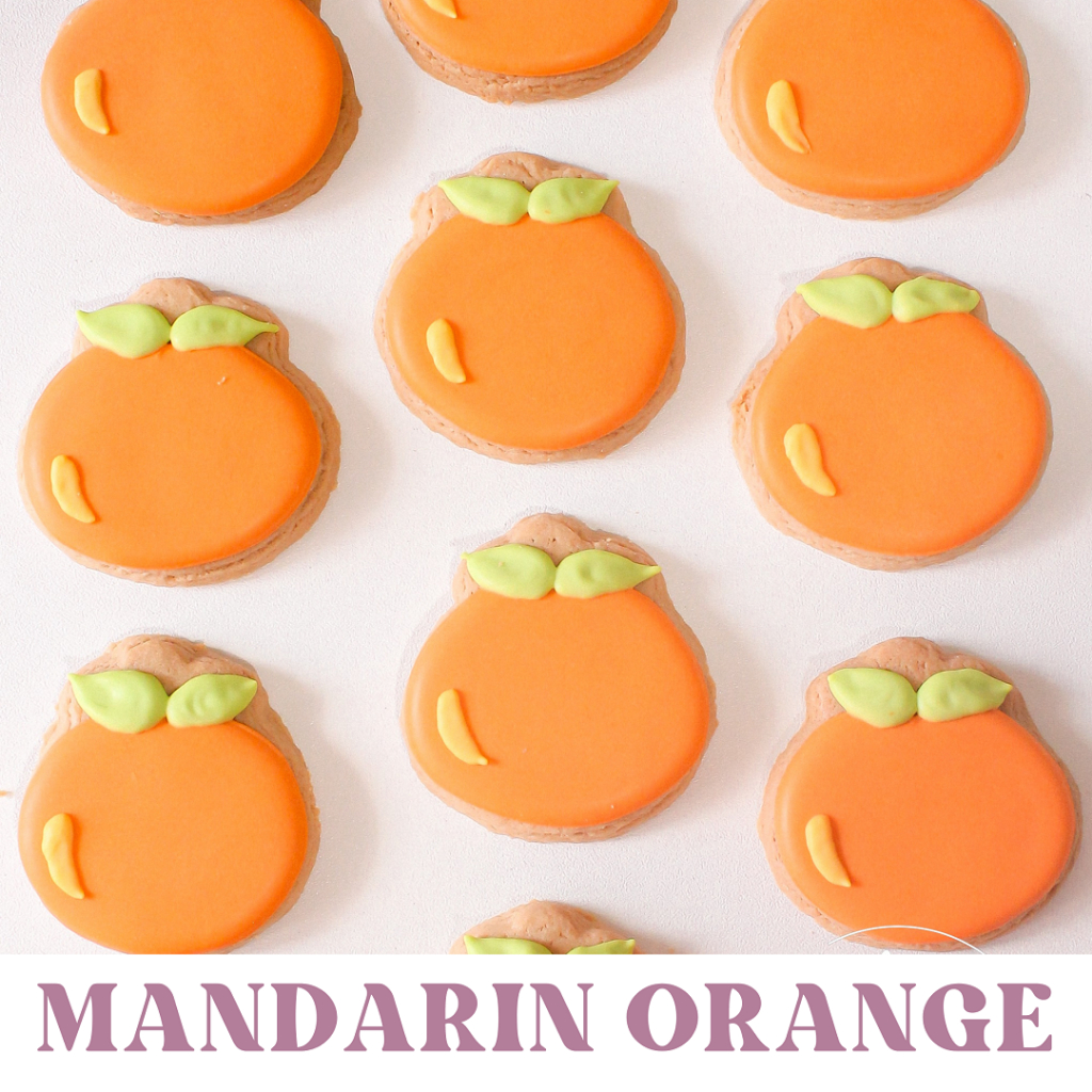 Jual Mandarin Orange MINIS — Sugar Cookies / Decorated Cookies / Kukis ...