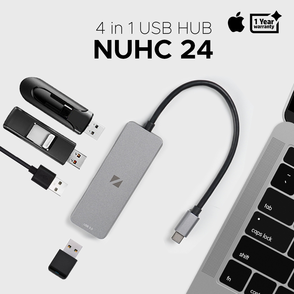 Jual NUHC24 - 4in1 USB Type C Hub 4 port Macbook (USB C to USB A ... Jual NUHC24 - 4in1 USB Type C Hub 4 port Macbook (USB C to USB A ...