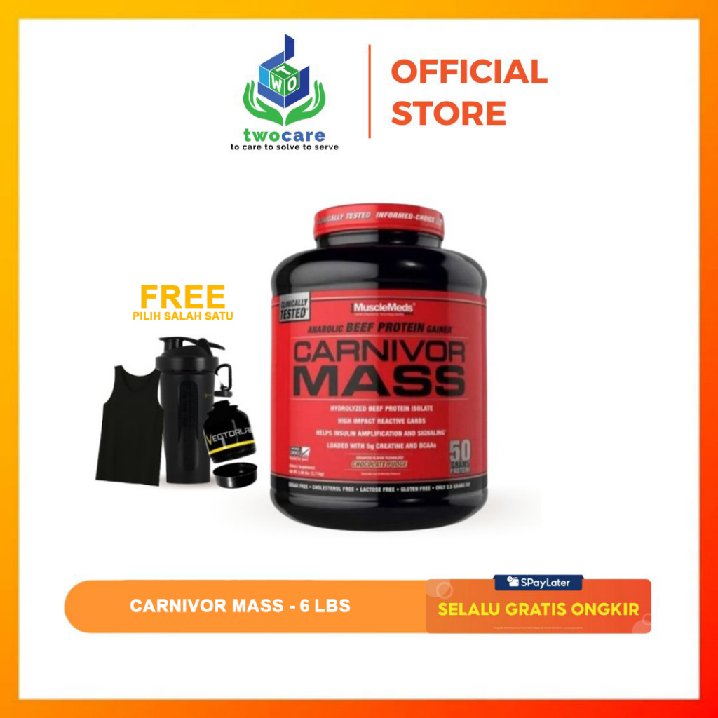Jual Carnivor Mass 6 Lbs Muscle Meds Carnivore Mass 5.7 Lbs MM ...