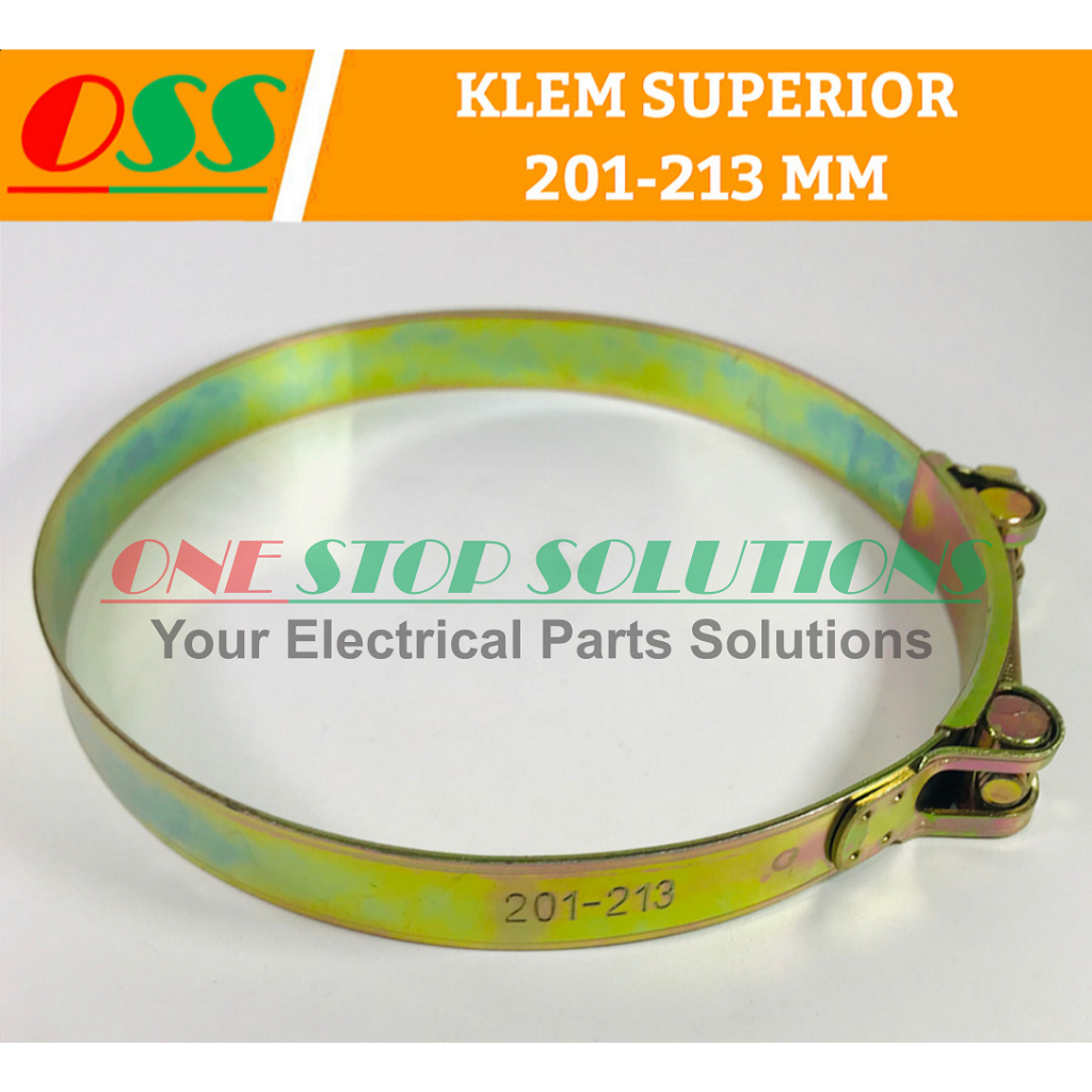 Jual KLEM SUPERIOR ATAU CLAMP SUPERIOR ATAU HEAVY DUTY HOSE CLAMP 201 ...