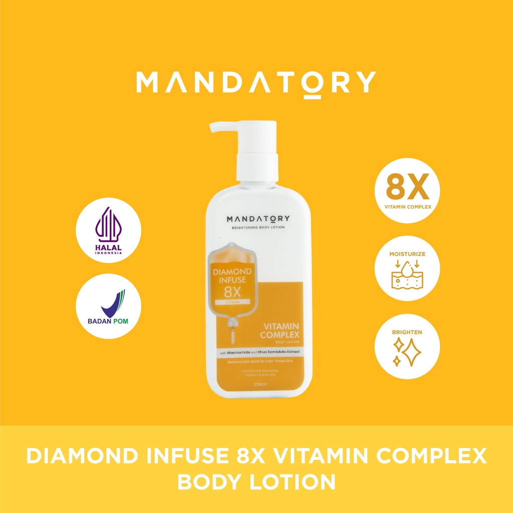 Jual MANDATORY Vitamin Complex Body Lotion 250ml | Shopee Indonesia