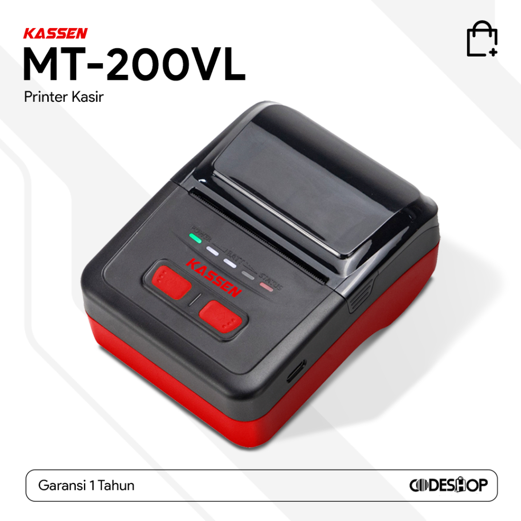 Jual Kassen MT-200 VL Mini Printer Kasir Cetak Struk 58 mm Android iOs ...