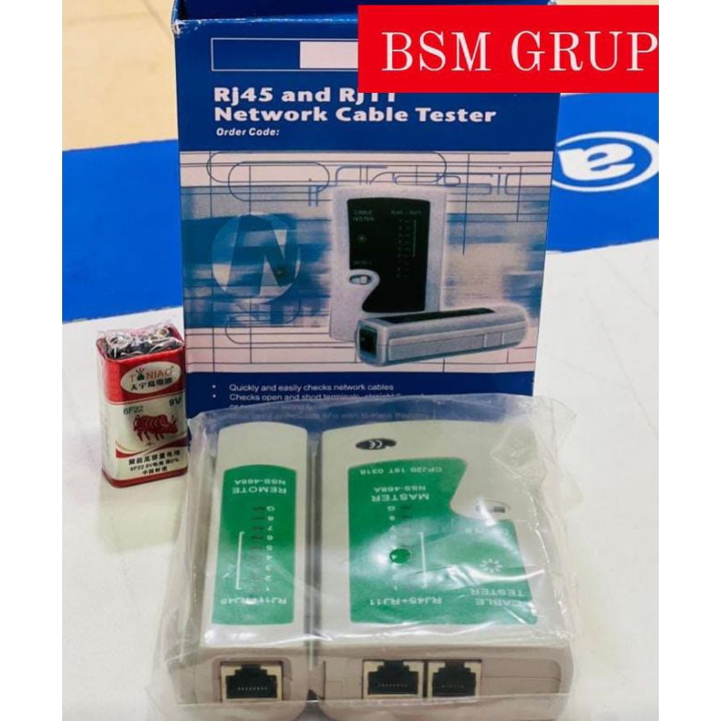 Jual LAN TESTER+BATTERY | Shopee Indonesia