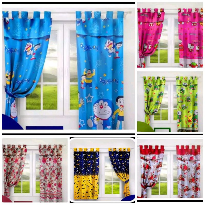 Jual HORDENG JENDELA KARAKTER/HORDENG JENDELA HELLO KITTY 3D S2 ...
