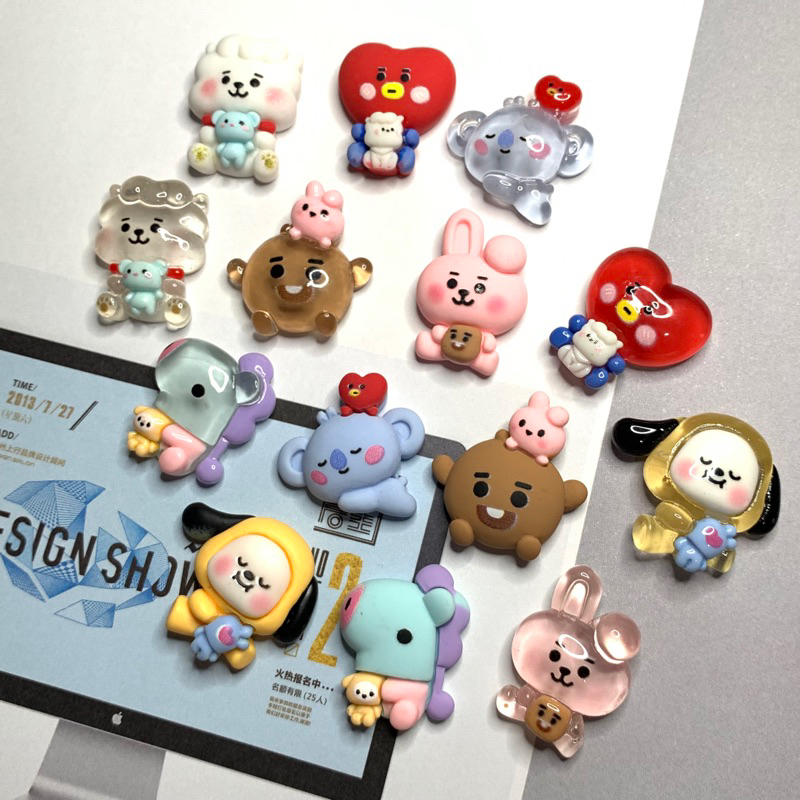 Jual BTS BT21 Clay Resin - DIY Item Charms / Jibbitz / Bros | Shopee ...