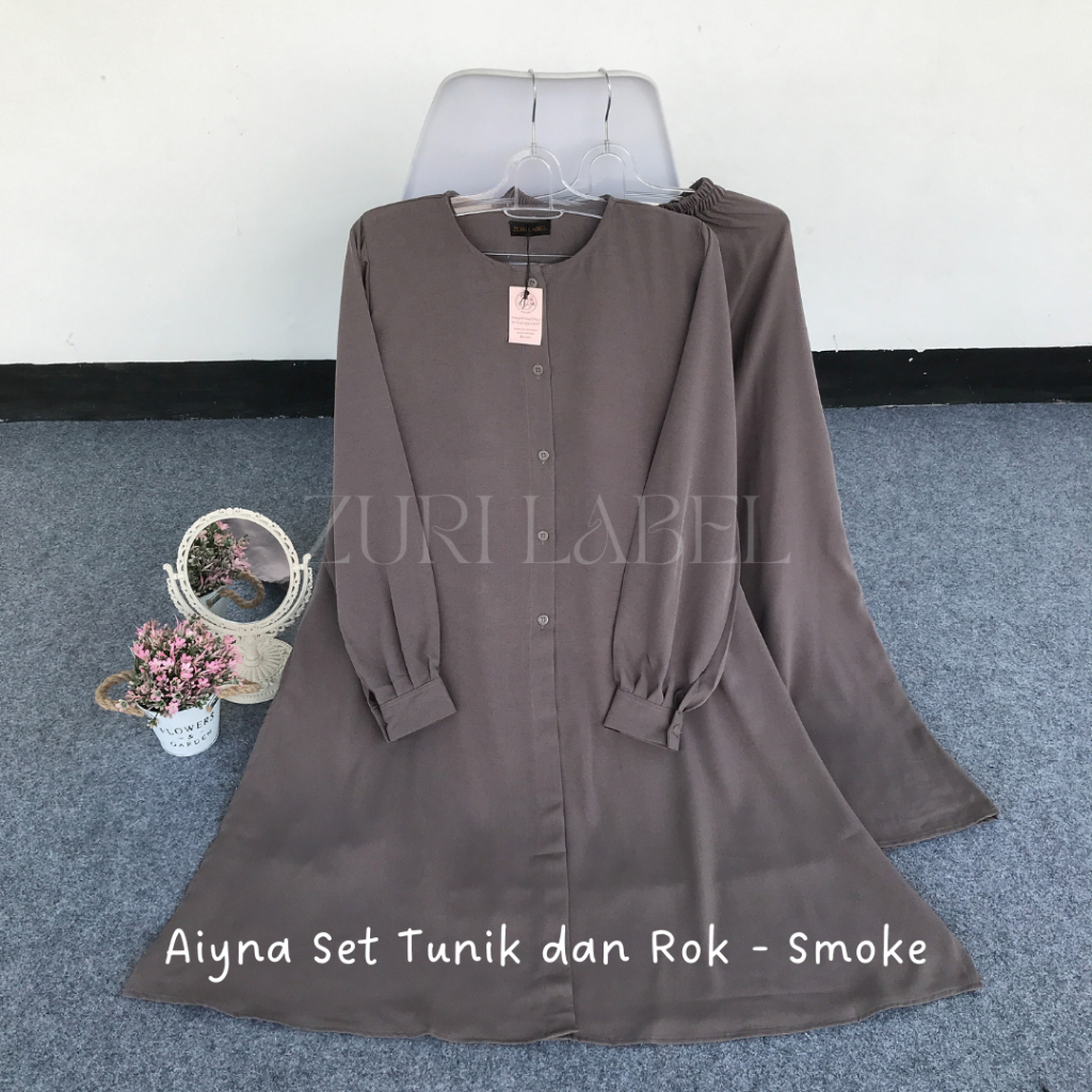 Jual AIYNA SET TUNIK DAN ROK BY ZURI LABEL | Shopee Indonesia
