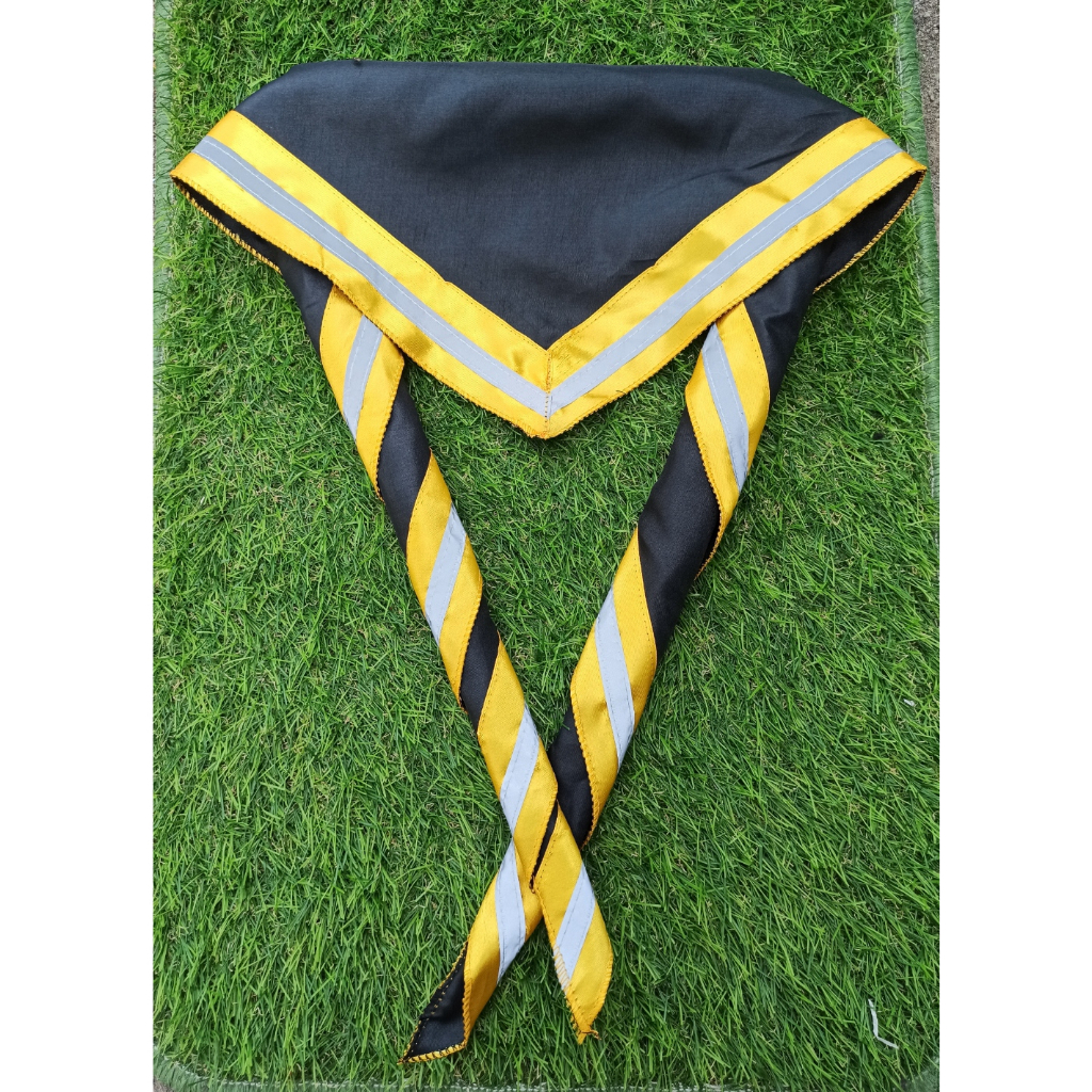 Jual SCRAF PRAMUKA MENYALA TENGAH HITAM KUNING | Shopee Indonesia