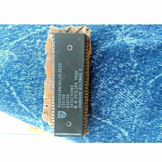 Jual IC CROMA TDA9381PS/N1/2L0233 / MEREK PHILIPS / ORI CABUTAN / BEKAS ...