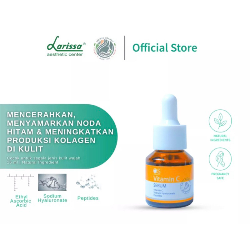 Jual Larissa Vitamin C Serum Untuk Anti Aging, Mencerahkan ...
