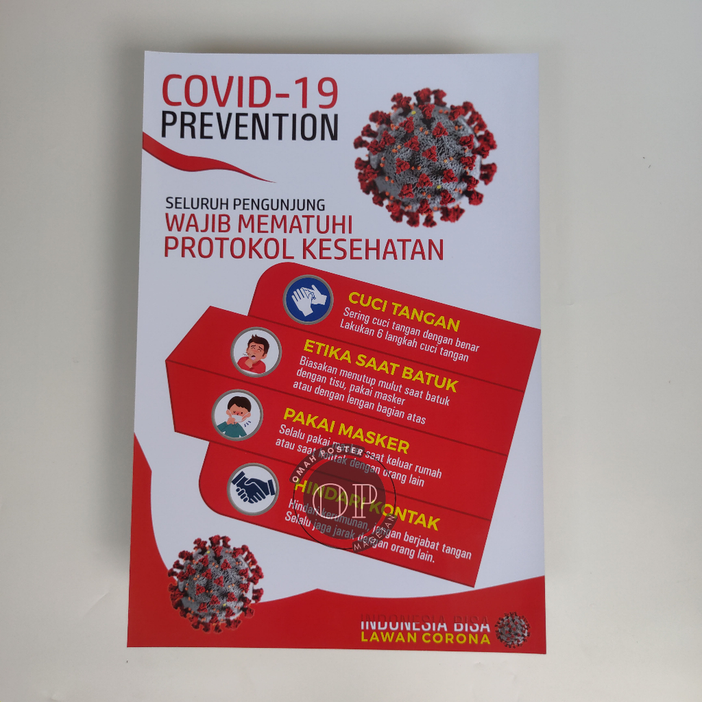 Jual Poster Covid Prevention - Poster Covid-19 - New normal | Shopee ...