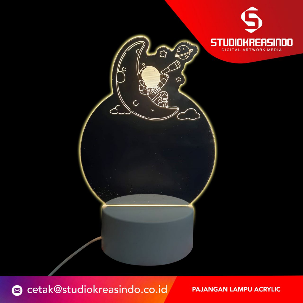 Jual Lampu LED 3D Acrylic / Lampu Hias / Lampu Tidur / Lampu Meja ...