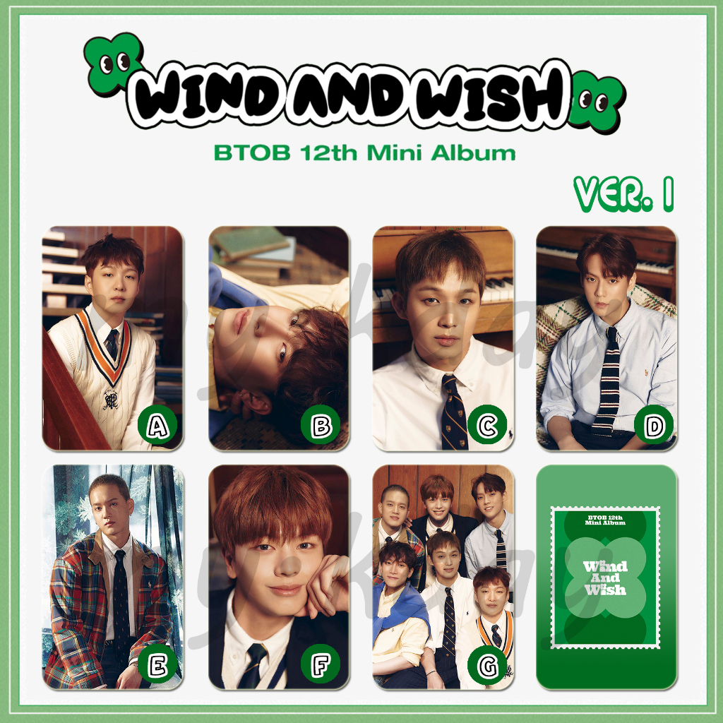 Jual PC-1256, Unofficial Photocard BTOB Wind and Wish 2 sisi | Shopee ...