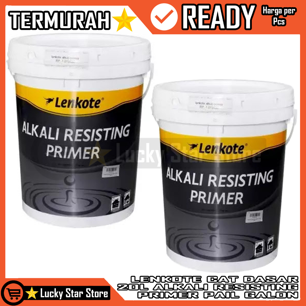 Jual LENKOTE CAT DASAR ALKALI RESISTING PRIMER GALON 20 LITER WALL ...