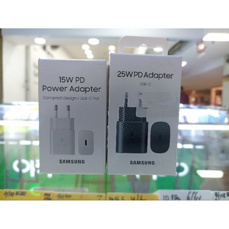 Jual ADAPTOR SAMSUNG FAST CHARGING TYPE C 15W & 25W 100% ORIGINAL | Shopee Indonesia