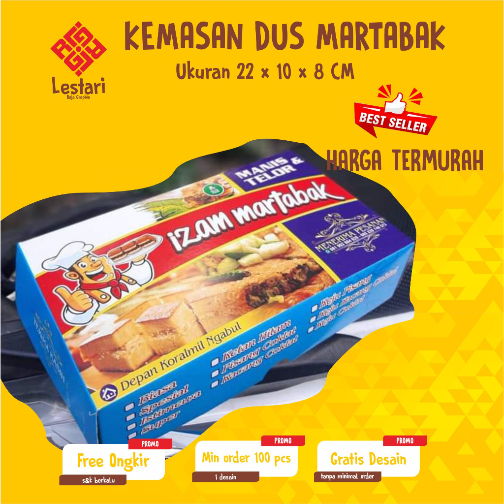 Jual (TERMURAH) DUPLEK 250 BOX / DUS KEMASAN FULL PRINTING CUSTOM ...