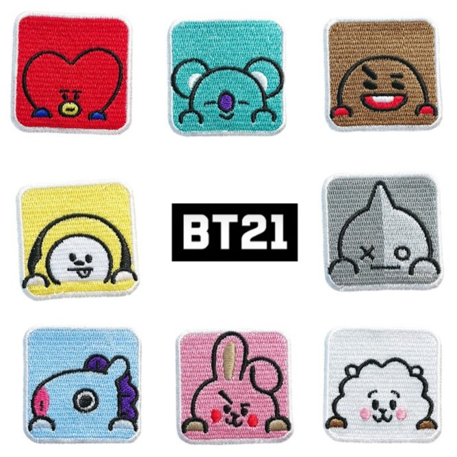 Jual Iron Patch Bt21 Bt 21 Bts21 Kara Kara | Shopee Indonesia