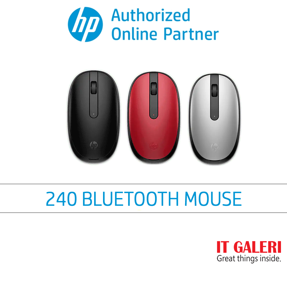 Jual HP 240 Black / Silver / Red Bluetooth Mouse | Shopee Indonesia