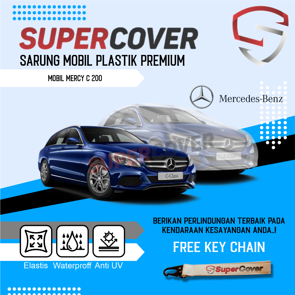 Jual Sarung Mobil Plastik Premium, Cover Mobil Sarung Mobil Mercy C 200 ...