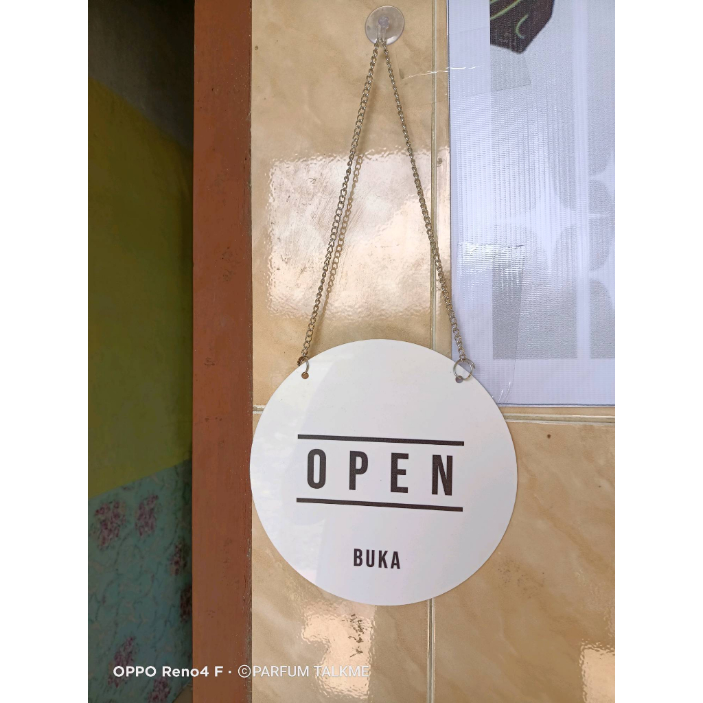 Jual Acrylic Signage Open Close/Akrilik Open Close (Bulat) | Shopee ...