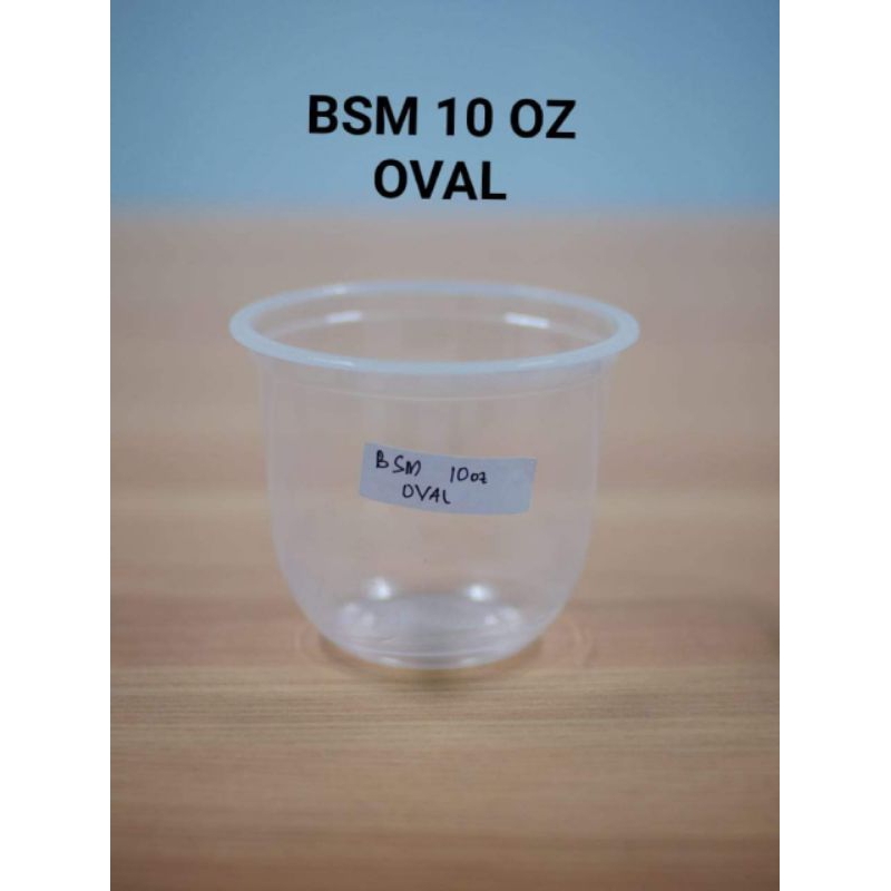 Jual Cup BSM 10oz - Cup oval 10oz POLOS - Cup oval 10oz | Shopee Indonesia