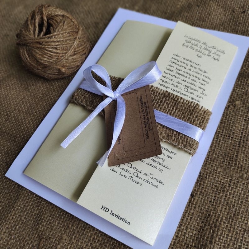 Jual Undangan Pernikahan Murah Model Kitab Kuning Rustic SC10 ...