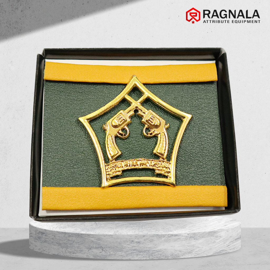 Jual Emblem Baret POM AD / Emblem Polisi Militer Pom AD Premium ...