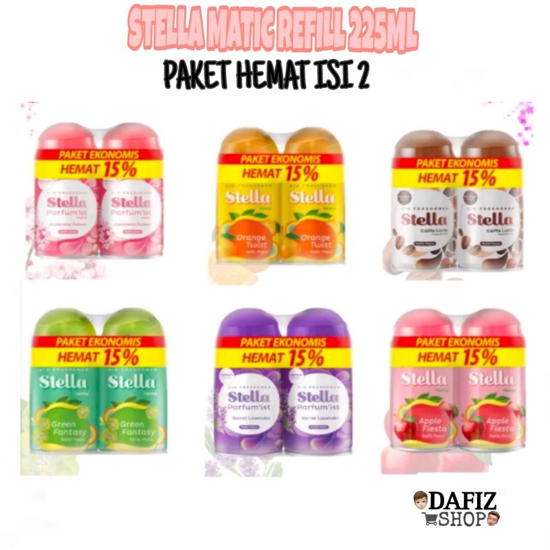 Jual STELLA REFILL MATIC PAKET HEMAT (ISI 2) Kemasan Baru | Shopee ...