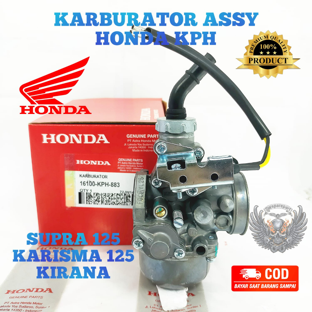 Jual KARBURATOR HONDA KPH SUPRA 125 KARISMA KUALITAS ORIGINAL PRESISI ...