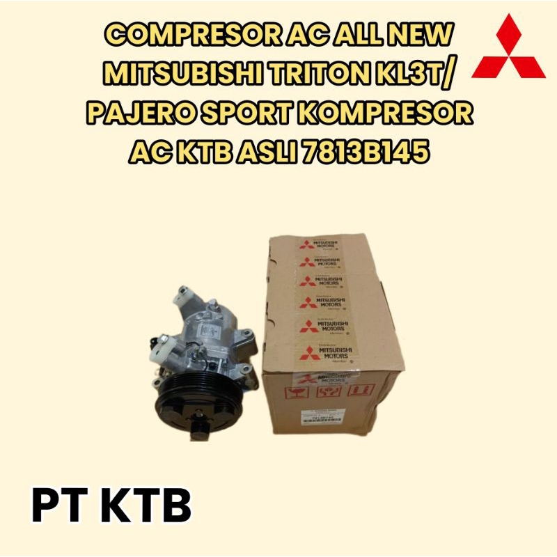 Jual COMPRESOR AC ALL NEW MITSUBISHI TRITON KL3T KOMPRESOR AC 7813B145 ...