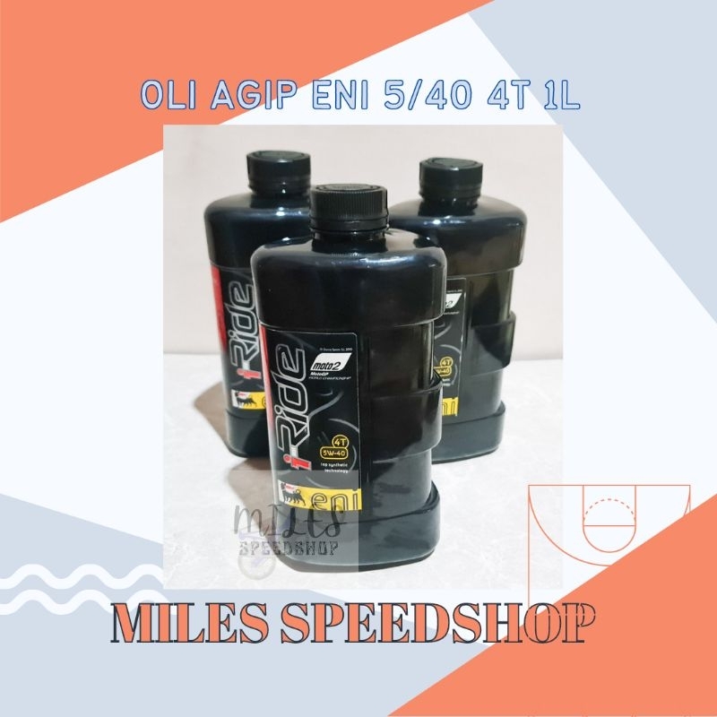 Jual Oli Agip Eni 5W-40 4T 1L | Shopee Indonesia