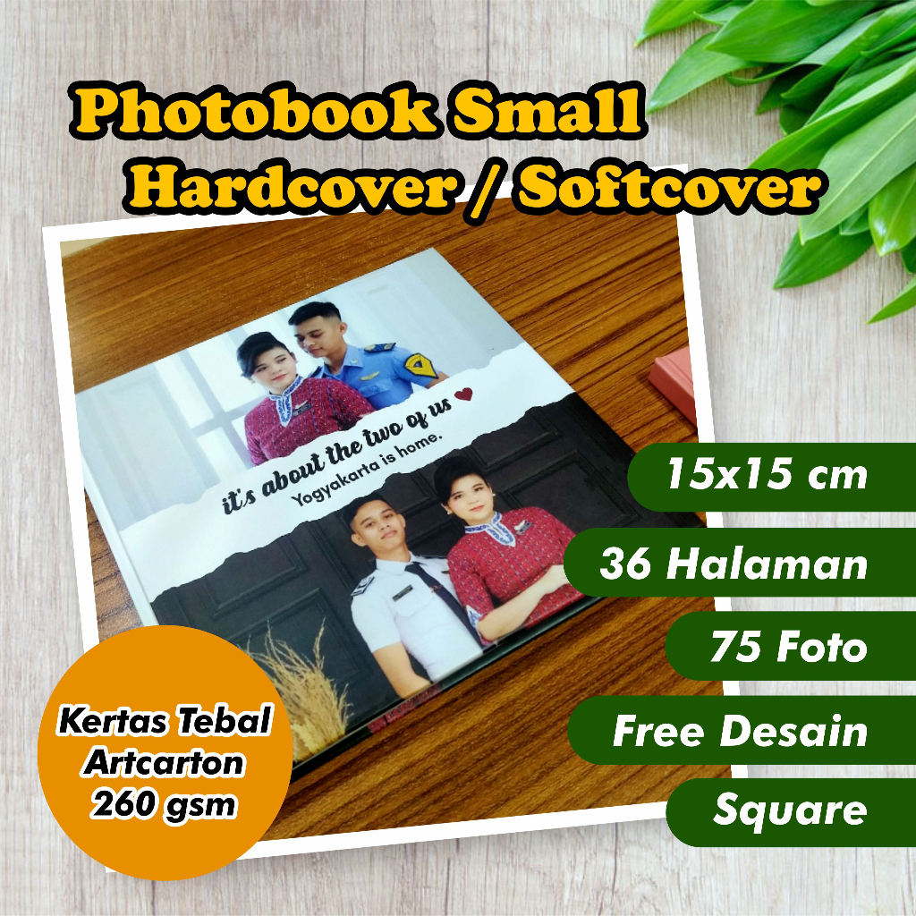 Jual Photobook Small (36 hal) - 75 FOTO - 15 x 15 cm - Hardcover ...