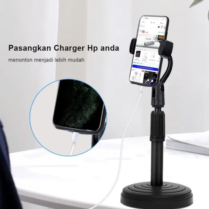 Jual Stand Holder HP Handphone / Penyangga Broadcasting Putar 360 ...