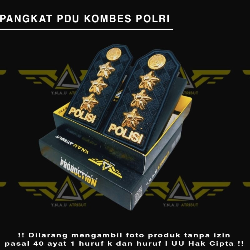 Jual ATRIBUT POLISI / PANGKAT PDU KOMBES POLRI EXCLUSIVE | Shopee Indonesia
