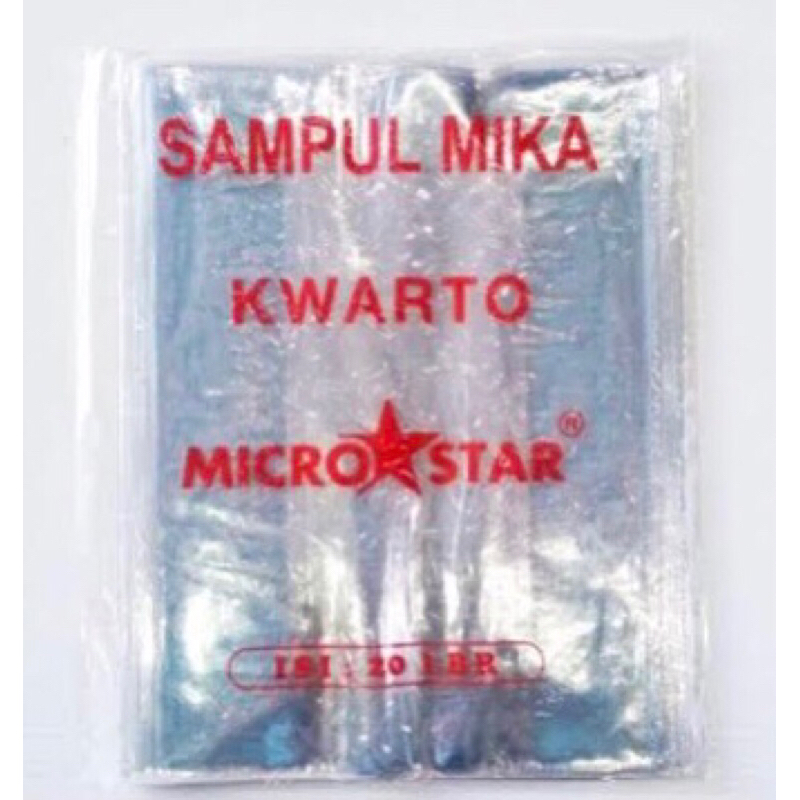 Jual Sampul Buku Plastik || Sampul Buku PVC -Mika ( Micro Star ...
