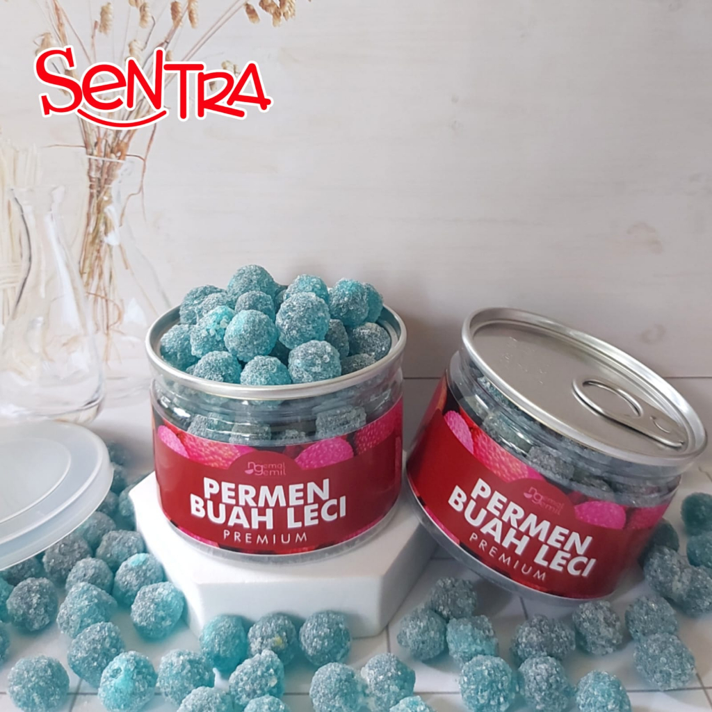Jual Permen Buah Leci Lychee Candy Premium Kemasan PET CAN | Shopee ...