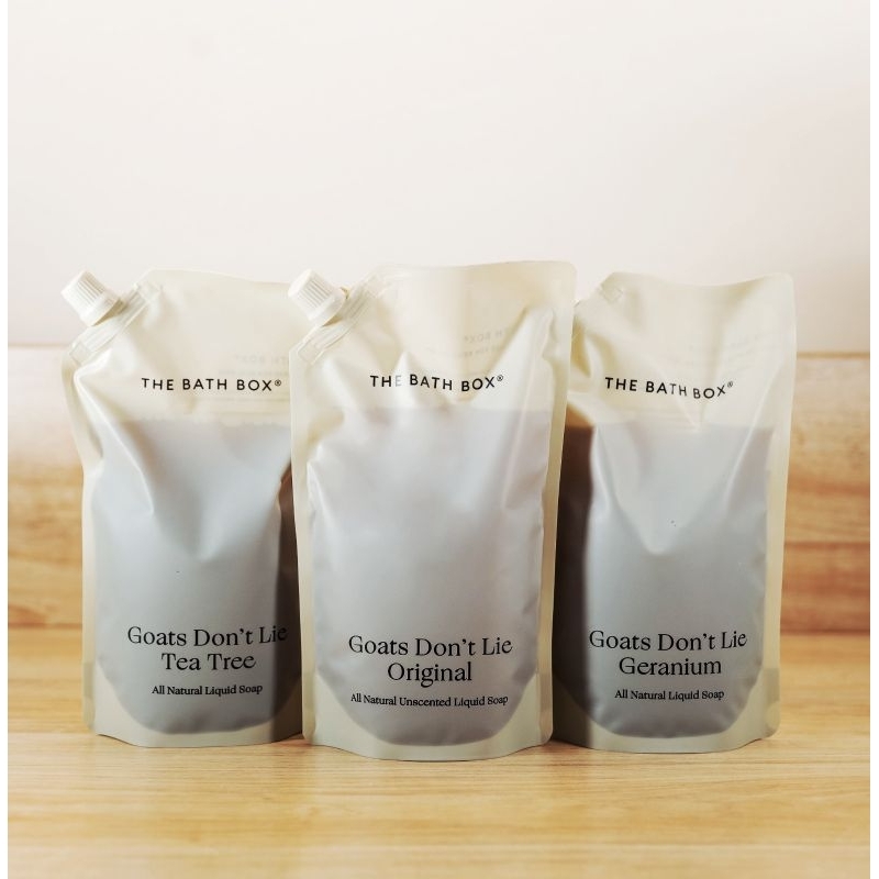 Jual THE BATH BOX REFILL GDL GOATS DONT LIE SOAP ORIGINAL GERANIUM TEA ...