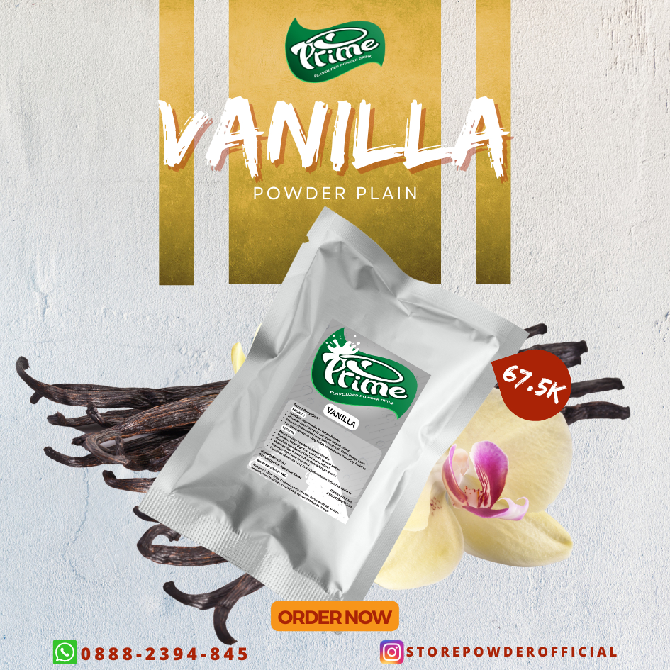 Jual Powder Drink Prime Vanilla / Bubuk Minuman Vanilla 1kg | Shopee Indonesia