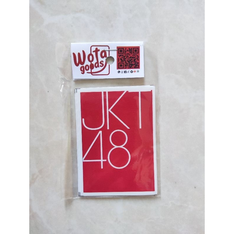 Jual STIKER JKT48 LOGO MERAH - STICKER IDOL GRUB - WOTA | Shopee Indonesia