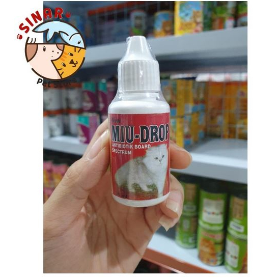 Jual MIU DROP 30ML Obat Antibiotik Board Spectrum Kucing | Shopee Indonesia
