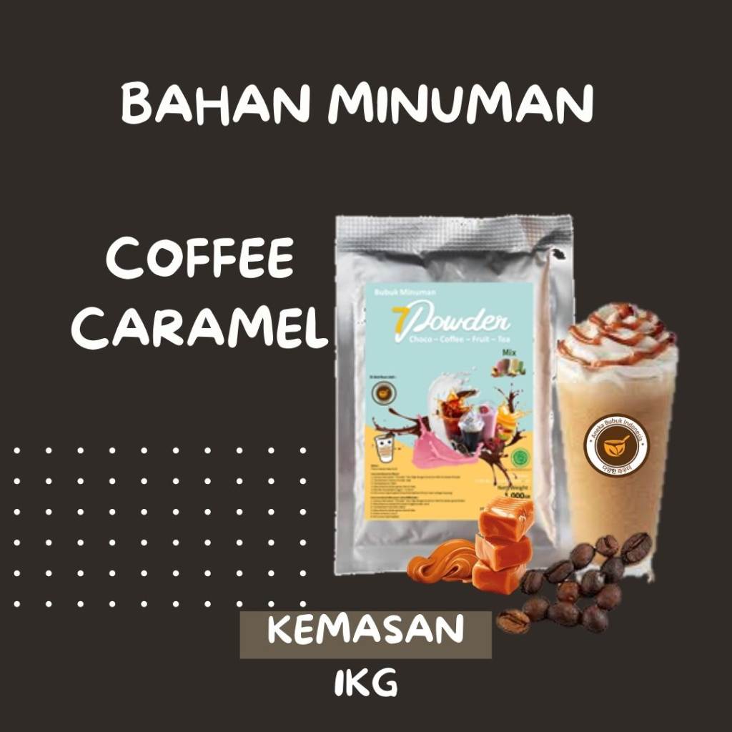 Jual Bubuk Minuman Kopi Caramel 1kg - Kopi Caramel Powder Drink - Bubuk ...