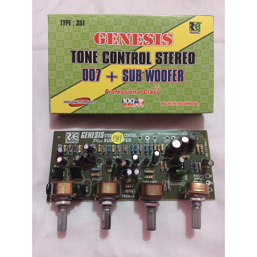 Jual KIT TONE CONTROL STEREO GENESIS 12V DC | Shopee Indonesia